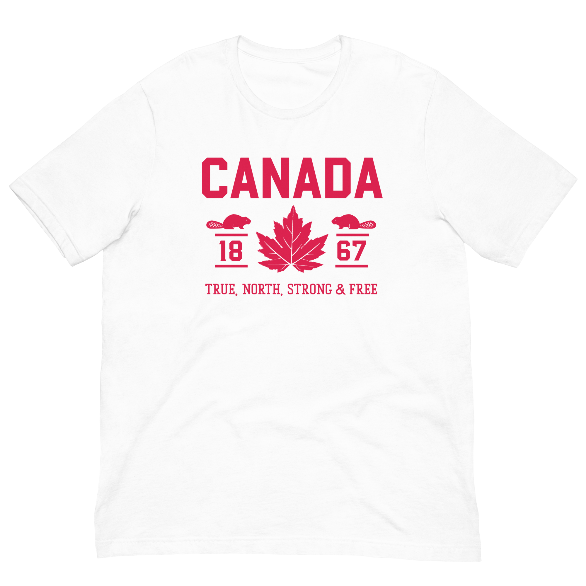 Rebel News Store Unisex True North Strong And Free T Shirt Rebel News
