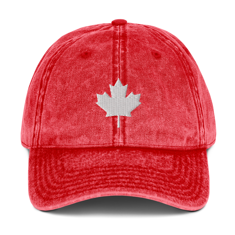 REBEL NEWS STORE | Maple Leaf Vintage Baseball Cap – Rebel News